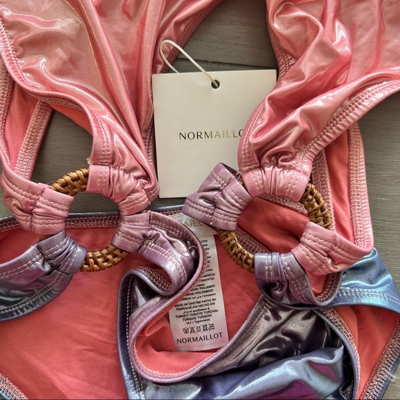normaillot | Swim | Nwt Normaillot X Revolve Metallic One Piece Bathing ...